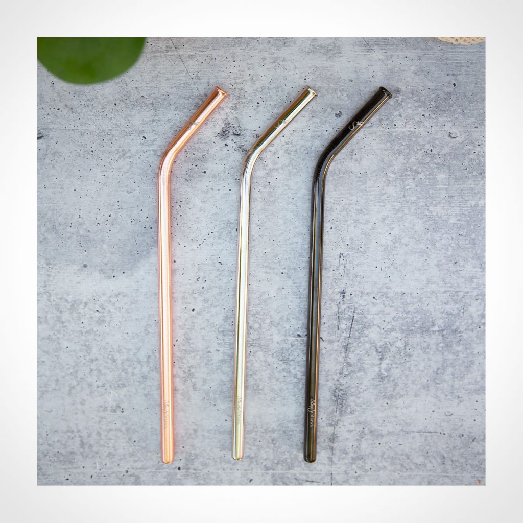 Simply Straws Stainless Steel Reusable Straws - Truly Heroic